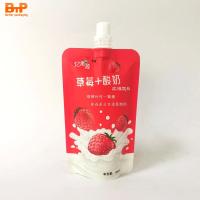 China 150ml Juice Beverage Spouted Pouch Plastic Food Packaging Stand Up Doypack Custom Printed for sale