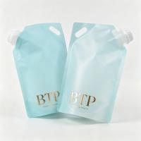 China 1L Doypack Liquid Juice Packaging Stand Up Spout Pouch Resealable Custom Printed Mylar for sale