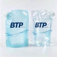 China 1L Doypack Liquid Juice Packaging Stand Up Spout Pouch Resealable Custom Printed Mylar for sale