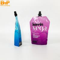 China Liquid Packaging Mylar Bag Stand Up Spout Pouch Doypack Custom Logo Printed Resealable for sale
