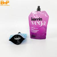 China Liquid Packaging Mylar Bag Stand Up Spout Pouch Doypack Custom Logo Printed Resealable for sale