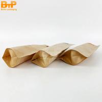 China Shower Gel Laundry Packaging Bag Kraft Paper Spout Pouch Mylar Resealable Custom Printed for sale