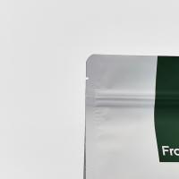 China 500g Stand Up Pouch Tea Flat Bottom Mylar Packaging Bag Custom Printed Resealable Doypack for sale