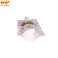 China Drinks Liquid Spouted Pouch Mylar Plastic Packaging Juice Stand Up Doypack Custom Printed for sale