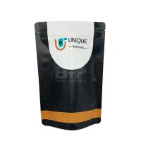 China Coffee Beans Valve Stand Up Zipper Bag Mylar Plastic Food Packaging Custom Logo Resealable for sale