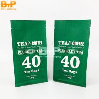 China Aluminum Foil Coffee Packaging Bags Custom Mylar Flat Bottom Pouch Resealable Tea Food for sale