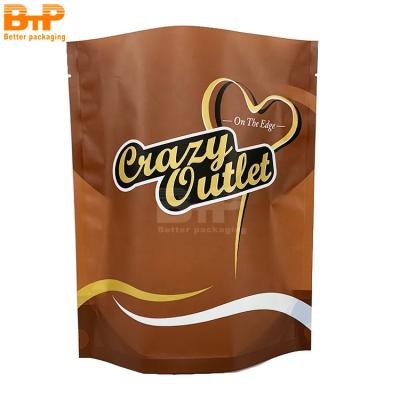 China Cookie Snack Food Packaging Stand Up Pouch Mylar Bag Custom Printed Resealable Coffee for sale