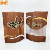 China Cookie Snack Food Packaging Stand Up Pouch Mylar Bag Custom Printed Resealable Coffee for sale