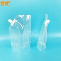China Liquid Juice Food Packaging Transparent Shape Water Spout Pouch Mylar Custom Printed 3L for sale