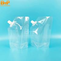 China Liquid Juice Food Packaging Transparent Shape Water Spout Pouch Mylar Custom Printed 3L for sale