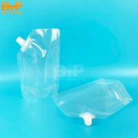 China Liquid Juice Food Packaging Transparent Shape Water Spout Pouch Mylar Custom Printed 3L for sale