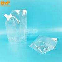 China Liquid Juice Food Packaging Transparent Shape Water Spout Pouch Mylar Custom Printed 3L for sale