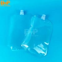 China Liquid Juice Food Packaging Transparent Shape Water Spout Pouch Mylar Custom Printed 3L for sale