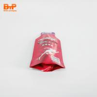 China Blueberries Jam Stand Up Plastic Shaped Pouch Custom Printed Resealable Packaging for sale