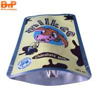 China Resealable Aluminum Foil Candy Doypack Plastic Ziplock Bag Food Packaging High Barrier for sale