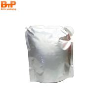 China Aluminum Stand Up Spout Packaging Plastic Drink Juice Wine Pouch Resealable Custom Printed for sale