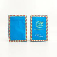China Valve Stand Up Flat Bottom Plastic Packaging Bag Custom Printed Smell Proof Resealable for sale