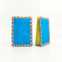 China Valve Stand Up Flat Bottom Plastic Packaging Bag Custom Printed Smell Proof Resealable for sale