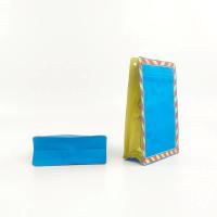 China Valve Stand Up Flat Bottom Plastic Packaging Bag Custom Printed Smell Proof Resealable for sale