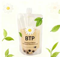 China Shape Juice Liquid Drink Mylar Packaging Stand Up Spout Pouch Resealable Custom Printed for sale