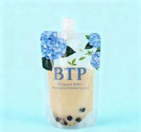 China Shape Juice Liquid Drink Mylar Packaging Stand Up Spout Pouch Resealable Custom Printed for sale