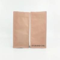 China Aluminum Foil Coffee Packaging Bags Custom Valve Coffee Beans Ziplock Flat Bottom Plastic for sale