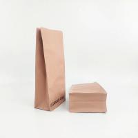 China Aluminum Foil Coffee Packaging Bags Custom Valve Coffee Beans Ziplock Flat Bottom Plastic for sale