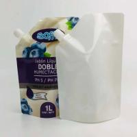 China Laundry Detergent Washing Packaging Nozzle Stand Up Spout Pouch Mylar Custom Printed 1L for sale
