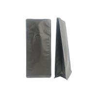 China Food Grade Coffee Packaging Bags Custom Valve Ziplock Resealable Flat Bottom Aluminum Foil for sale