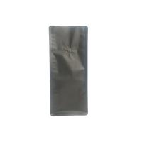 China Food Grade Coffee Packaging Bags Custom Valve Ziplock Resealable Flat Bottom Aluminum Foil for sale
