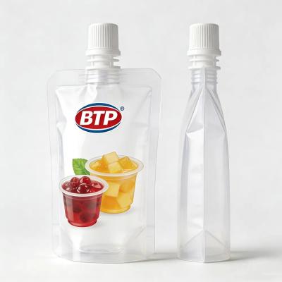 China Liquid Plastic Travel Bottle Spout Pouch 30ml Packaging Bag Resealable Custom Food Grade for sale