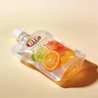 China Transparent Stand Up Spout Pouch Juice Beverage Sauce 150ml Custom Printed Logo Resealable for sale