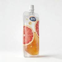 China Transparent Resealable Food Beverage Stand Up Spout Packaging Pouch Leak Proof OEM Size for sale