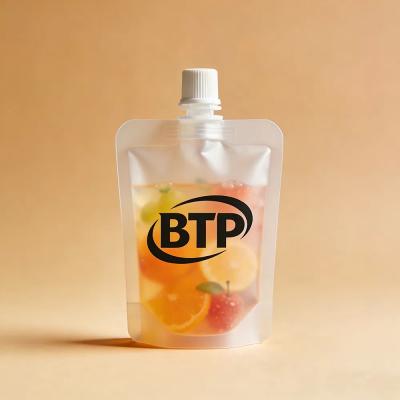 China Leak Proof Spouted Pouch Food Grade Stand Up Liquid Packaging Doypack Custom Logo for sale