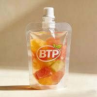 China 150ml 250ml Food Juice Beverage Sauce Spout Packaging Pouch Resealable Custom Printed Logo for sale
