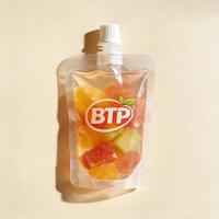 China 150ml 250ml Food Juice Beverage Sauce Spout Packaging Pouch Resealable Custom Printed Logo for sale
