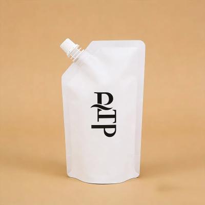 China 250ml Liquid Juice Spouted Pouch Beverage Plastic Food Packaging Stand Up Custom Printed for sale
