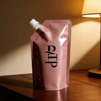 China 250ml Liquid Juice Spouted Pouch Beverage Plastic Food Packaging Stand Up Custom Printed for sale