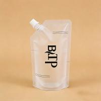 China 250ml Liquid Juice Spouted Pouch Beverage Plastic Food Packaging Stand Up Custom Printed for sale