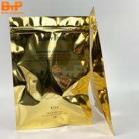 China Facial Mask Three Side Seal Bags Mylar Resealable Zipper Doypack High Barrier Packaging for sale