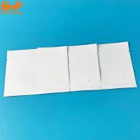 China White Kraft Paper Three Side Seal Bags Resealable Eco Friendly Biodegradable Packaging for sale