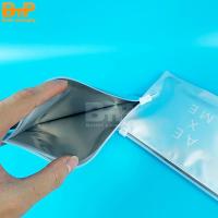 China Slide Ziplock Three Side Seal Bags Resealable Doypack Aluminum Mylar Plastic Packaging for sale
