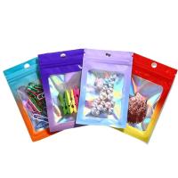 China Transparent Doypack Custom Digital Printed Ziplock Bag Resealable Mylar Plastic Packaging for sale