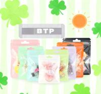 China Hang Hole Three Side Sealed Bag Digital Printed Resealable Doypack Mylar Plastic Packaging for sale