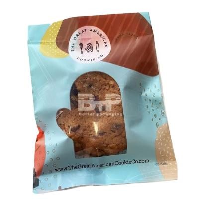 China Mylar Back Seal Bags Resealable Doypack Plastic Candy Cookie Nut Food Grade Packaging for sale