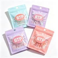 China Window Hang Hole Three Side Seal Bags Resealable Doypack Ziplock Mylar Plastic Packaging for sale