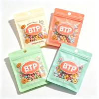 China Window Hang Hole Three Side Seal Bags Resealable Doypack Ziplock Mylar Plastic Packaging for sale