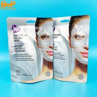 China Smell Proof Mask Packaging Bag Aluminum Mylar Tear Notch Resealable High Barrier Ziplock for sale