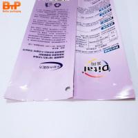 China Detergent Heavy Duty Quad Seal Bags Logo Printing Plastic Side Gusset Packaging for sale