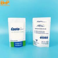 China Doypack Window Ziplock Bag Tear Notch Digital Printed Resealable Mylar Plastic Packaging for sale
